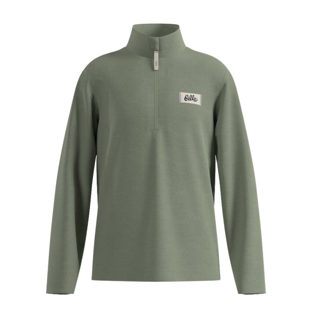 Odlo Kids Ski Mid Layer, Shadow Melange | Boys Fleeces | Little Skiers ...