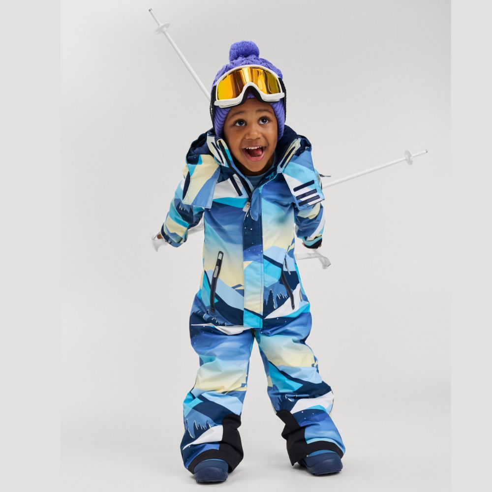 Kids Snowsuit - Reima Reach Overall, Blue Ocean | Snowsuits · Little Skiers