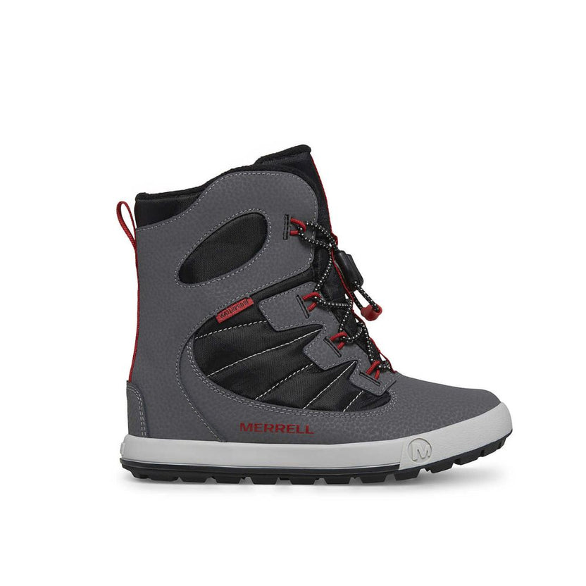 Merrell Snow Bank, Grey| Kids Snow Boots | Kids Merrell Snow Boots ...